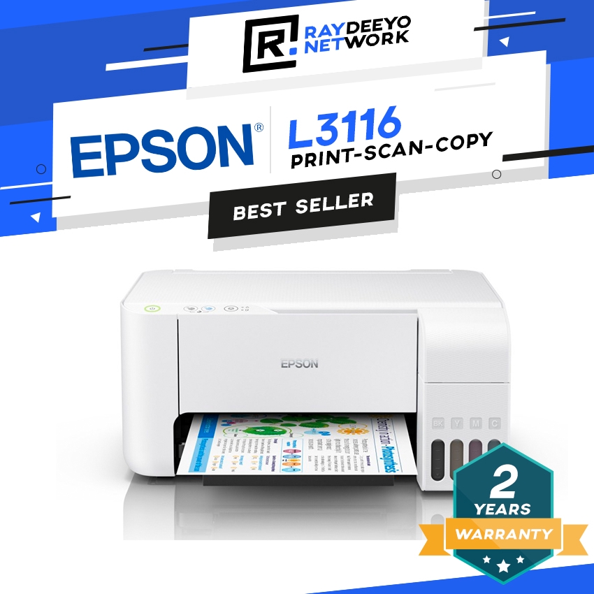 Epson EcoTank L3116 All-in-One Ink Tank Printer [Print/Scan/Copy ...