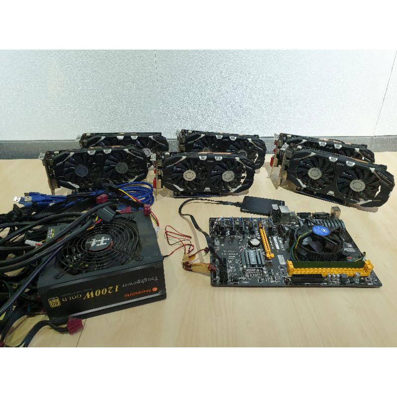 Ready Stock MSI Zotac Gigabyte GTX 1060 / P106-100 6GB GPU Mining Rig ...