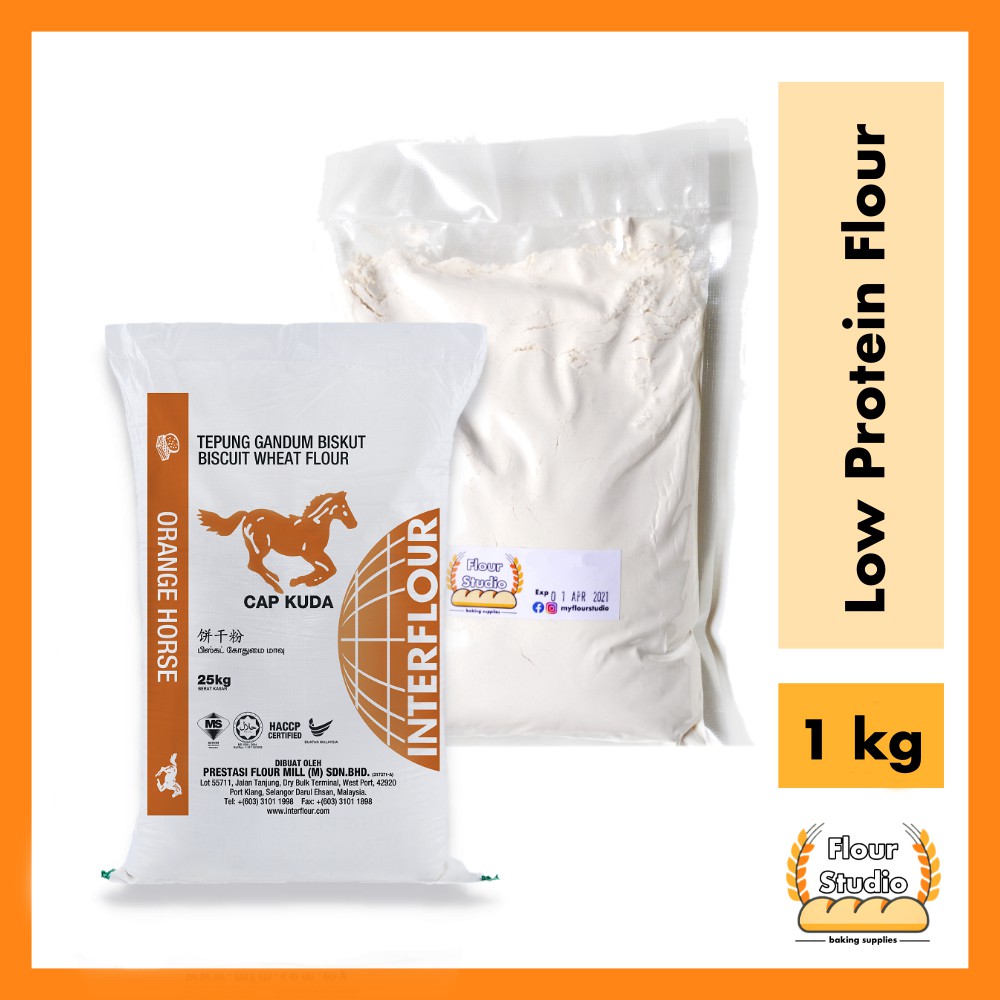 1kg Low Protein Flour Repack, Superfine Flour, Cake Flour | Shopee Malaysia