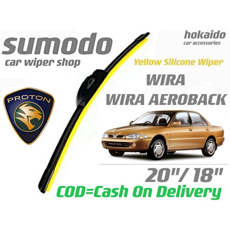 Proton Wira/Wira Aeroback Silicone Wiper 1Pair(2Pcs) Sumodo Car Wiper ...