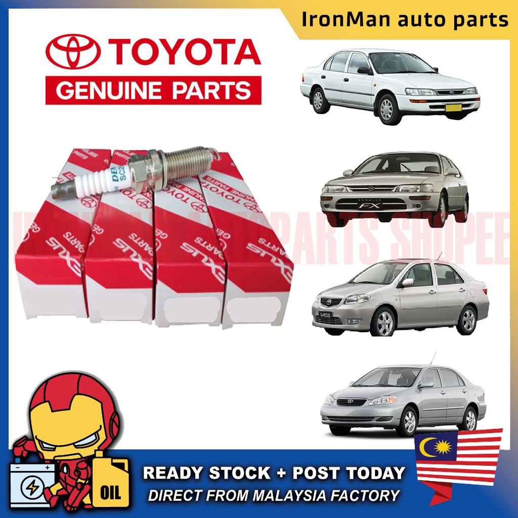 TOYOTA AUTOMOTIVE CAR PARTS SPARK PLUG SEG AE101 AE111 ALTIS 2002-2009 ...