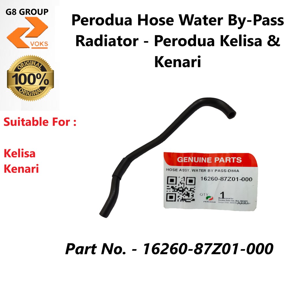Perodua Hose Water By-Pass Radiator - Perodua Kelisa & Kenari ( 16260 ...