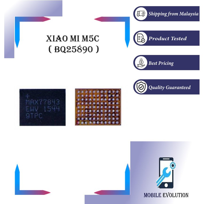 XIAO MI M5C ( BQ25890 ) Charging IC New Replacement Part | Shopee Malaysia