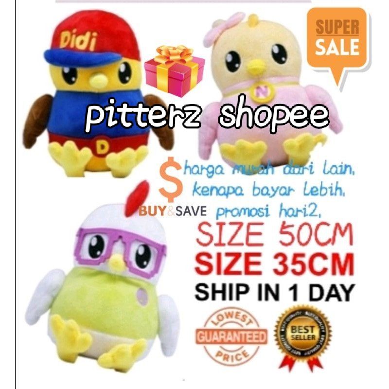 Didi & friend 73cm,55cm,35cm,19cm (stuffed toys) | Shopee Malaysia