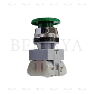 Cikachi AEPB 22/30mm MUSHROOM HEAD PUSH BUTTON SWITCH 1A1B CONTACT (Red/Green) | Shopee Malaysia