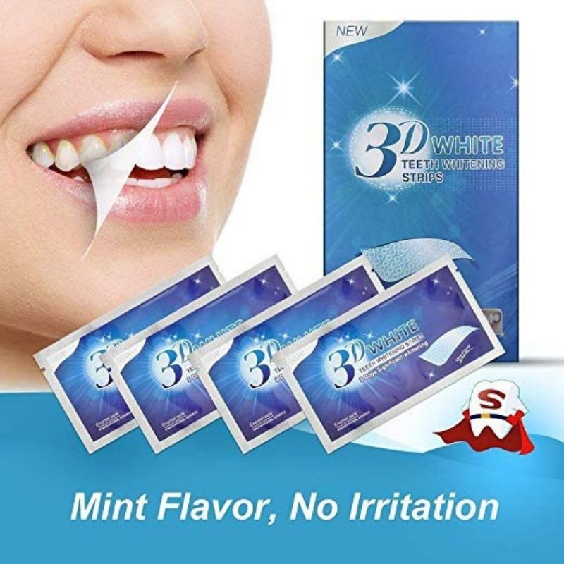 One Piece Care 3D White Gel Teeth Whitening Strips Oral Hygiene tooth ...