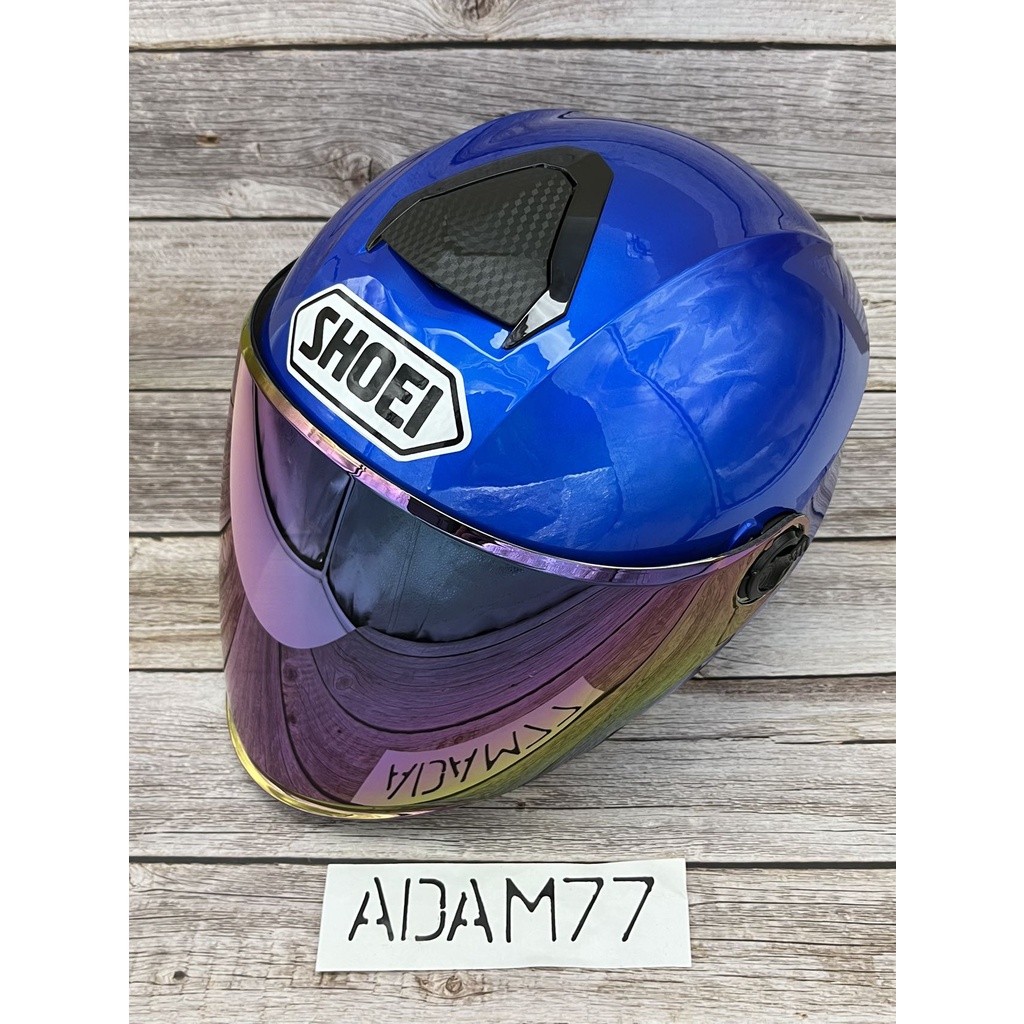 Shoei STICKER Helmet Murah siap visor rainbow / Helmet Bajet 2024 ...