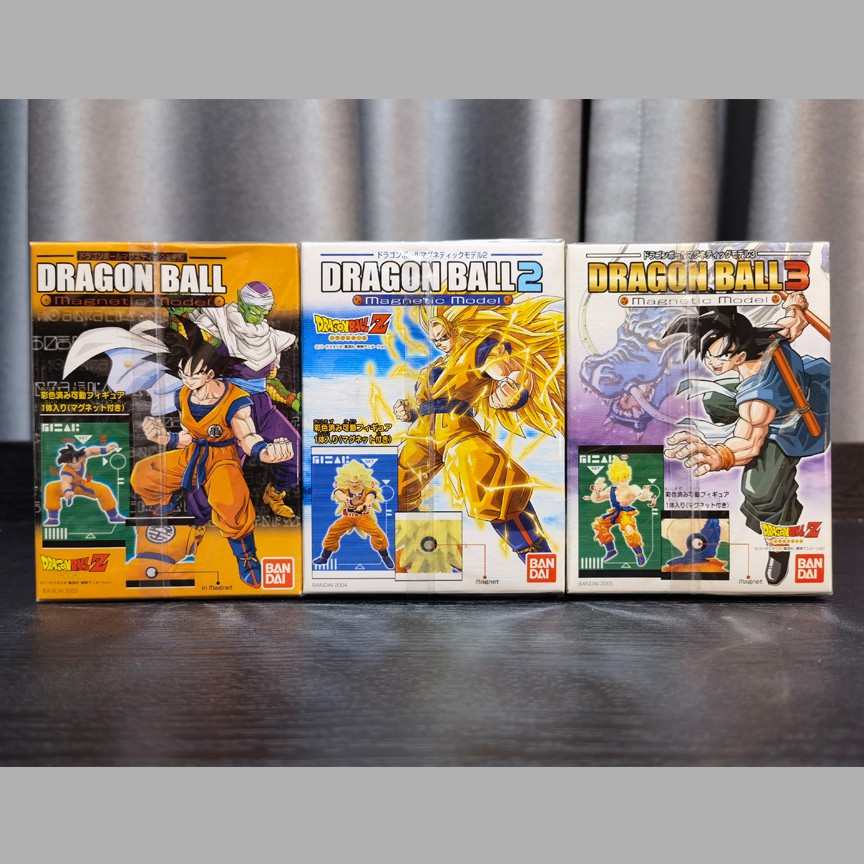 Bandai Dragon ball Magnetic Model Full complete 18 set rare movable ...