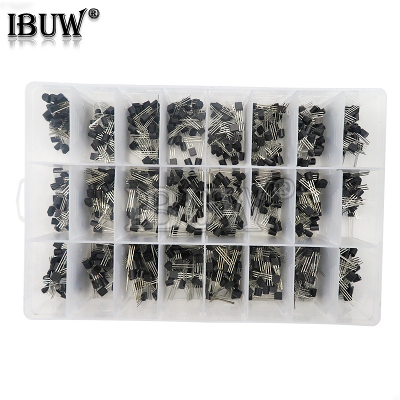 840PCS 24Values TO-92 Transistor Assortment Kit BC327 BC337 BC547 transistor 2N2222 3904 3906 ...