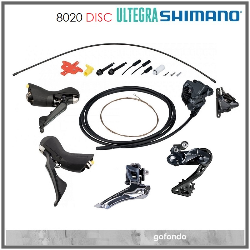 Shimano R8020 8020 ULTEGRA Mechanical Hydraulic DISC Kits Groupset ...
