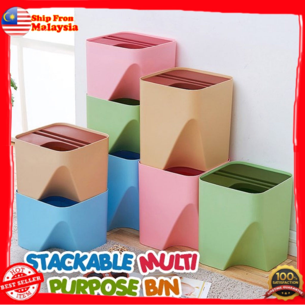 Stackable Multi Purpose Bin (BIGSMALL) | Shopee Malaysia
