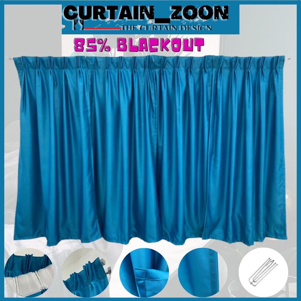 Langsir Naco Jersey Satin (1Mx1.4M) Ready Made Curtain!!!Siap Jahit ...