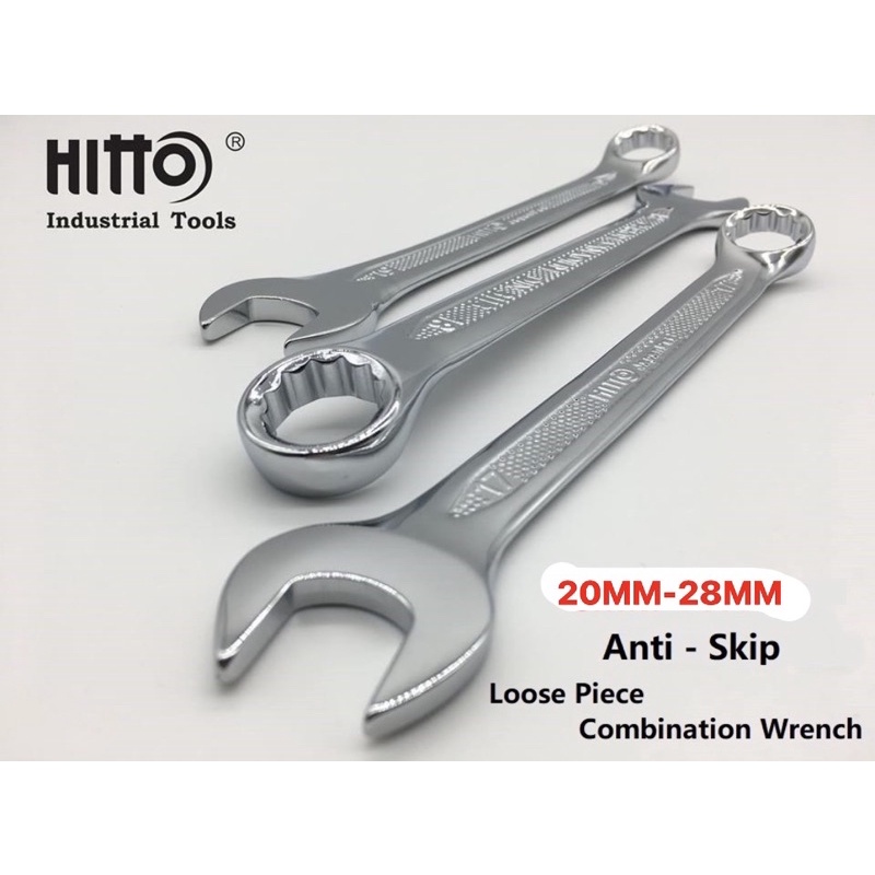 20MM-28MM HITTO ANTI-SKIP COMBINATION SPANNER (MADE IN TAIWAN) COMMON ...