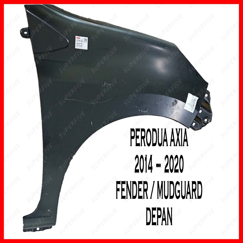 PERODUA AXIA (2014 - 2019) FRONT FENDER / MUDGUARD / KERETA FENDER ...