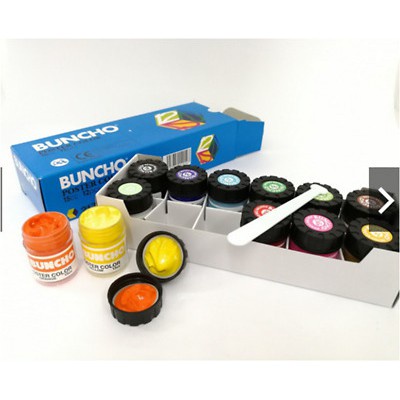 Poster Colour/ Water Colour BUNCHO 12PCS/18PCS/Warna Air/Brush Set ...