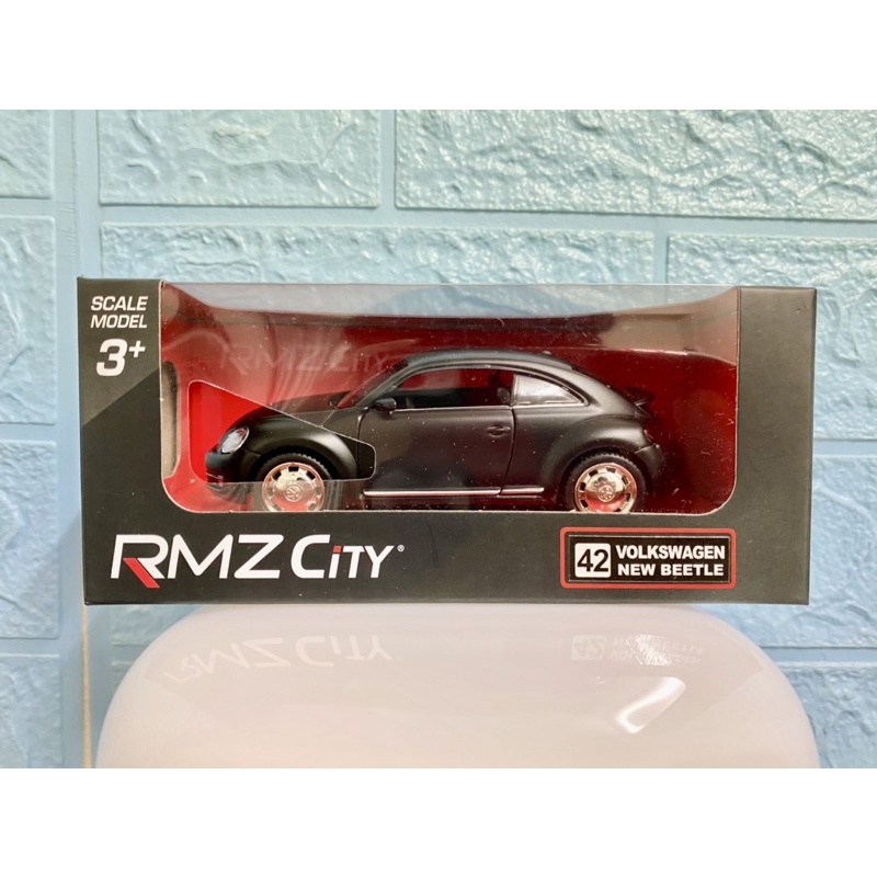 RMZ City VW VOLKSWAGEN NEW BEETLE Black Yellow Mini Cute Racing Sports ...