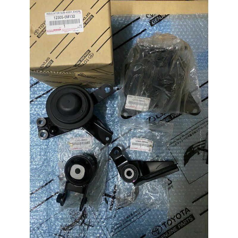 ORIGINAL TOYOTA VIOS NCP93 AUTO ONLY* (2008-2013) ENGINE MOUNTING SET ...