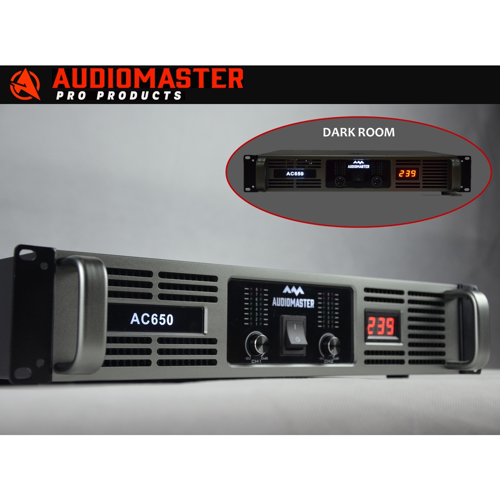 Audiomaster Professional Power amplifier AC650 650watts ac650 (Upgrade 2025) | Shopee Malaysia