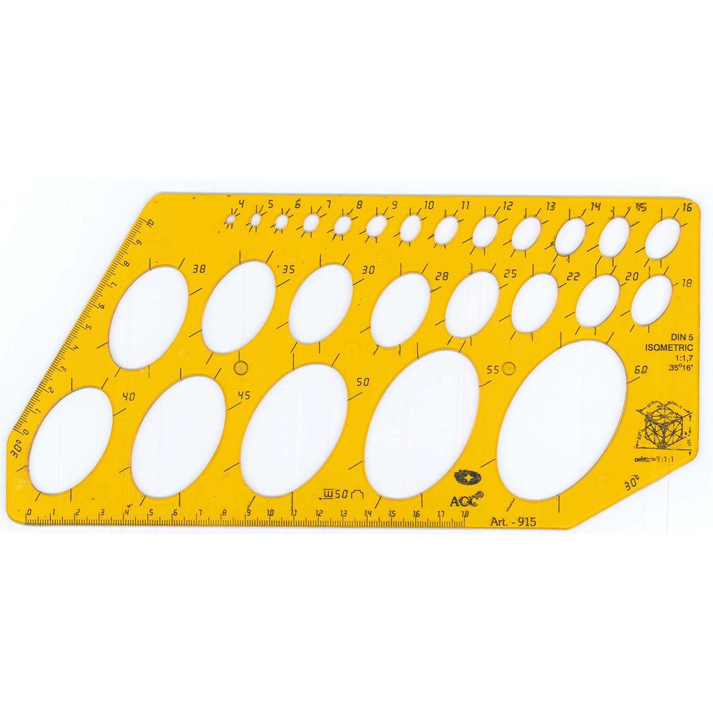 Technical Geometry Design Drawing Template Ruler Stencil Pembaris ...