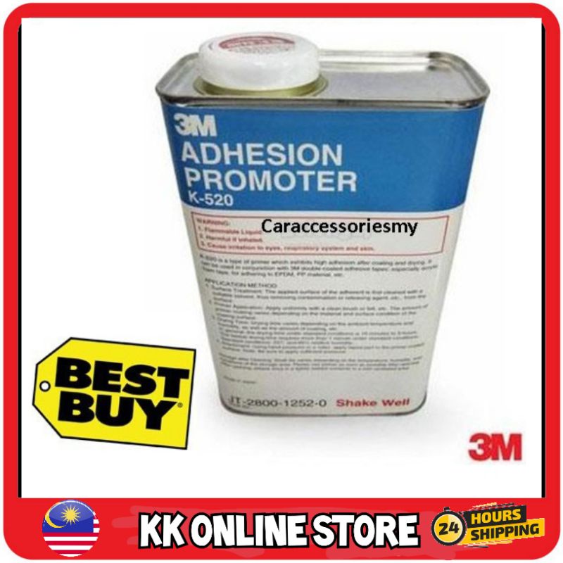 3M ADHESION PROMOTER PRIMER K-520 - 1 LITTER | Shopee Malaysia