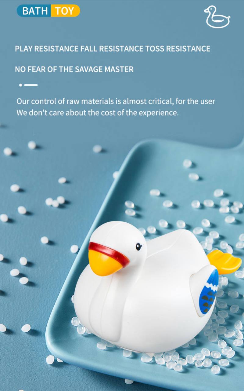Goose Baby Bath Toy Clockwork Bathtub Toys Swimming Toy Pool Toy Baby Gift Toys Mainan Budak ...
