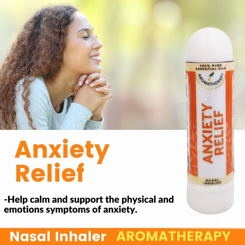 Stress Anxiety essential oil Inhaler Blend / Anti Kebimbangan / Bantu ...