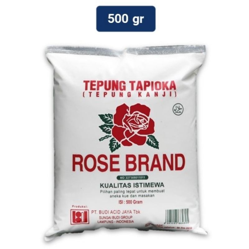 MERAH Rose Brand Tapioca Flour Flour 500 Grams [red stamp] | Shopee ...