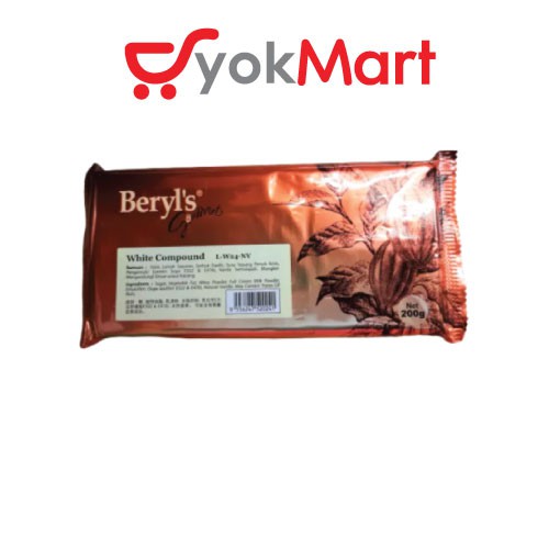 Beryl's White Chocolate Compound Block 200g | Shopee Malaysia