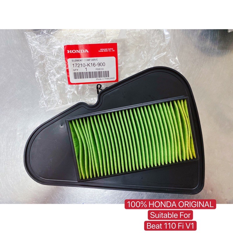 AIR FILTER BEAT 110 Fi V1 （100% Honda Original ） | Shopee Malaysia
