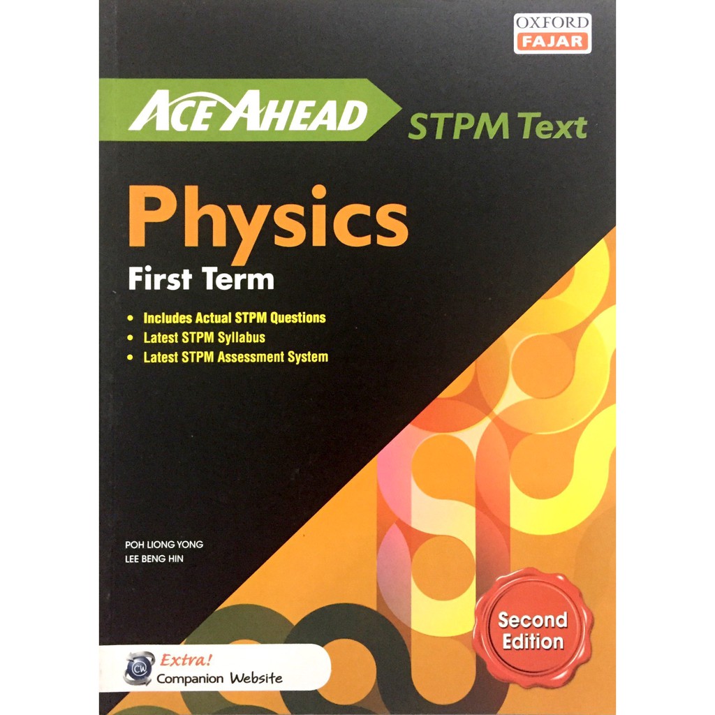 ACE AHEAD STPM TEXT PHYSICS FIRST TERM SECOND EDITION | Shopee Malaysia