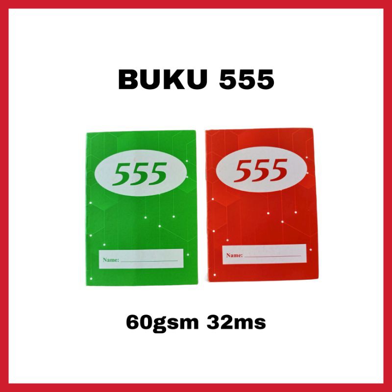 BUKU NOTA 555 NOTE BOOK 555 | Shopee Malaysia