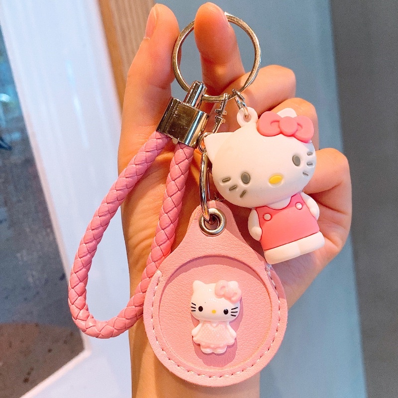 Cute cartoon design Airtag Case with keyring keychain Airtag Tracker ...