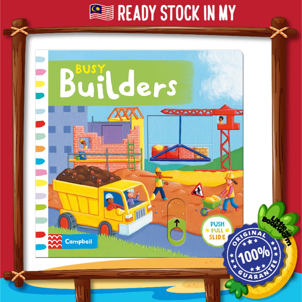 [100% original] Busy Builders (Campbell Busy Book Series) | Shopee Malaysia