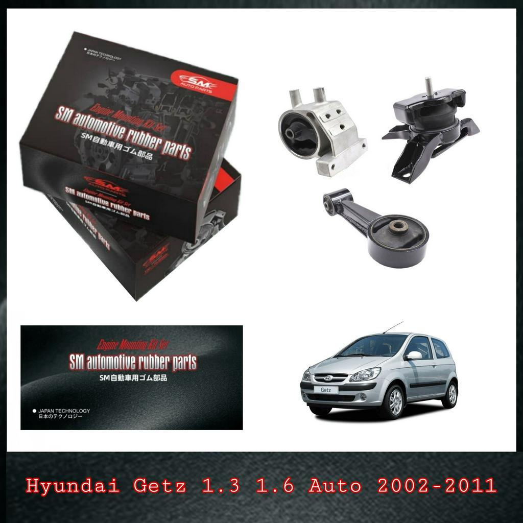 SM Engine Mounting Set - Hyundai Getz 1.3 1.6 Auto 2002-2011 ( 1+1Year ...