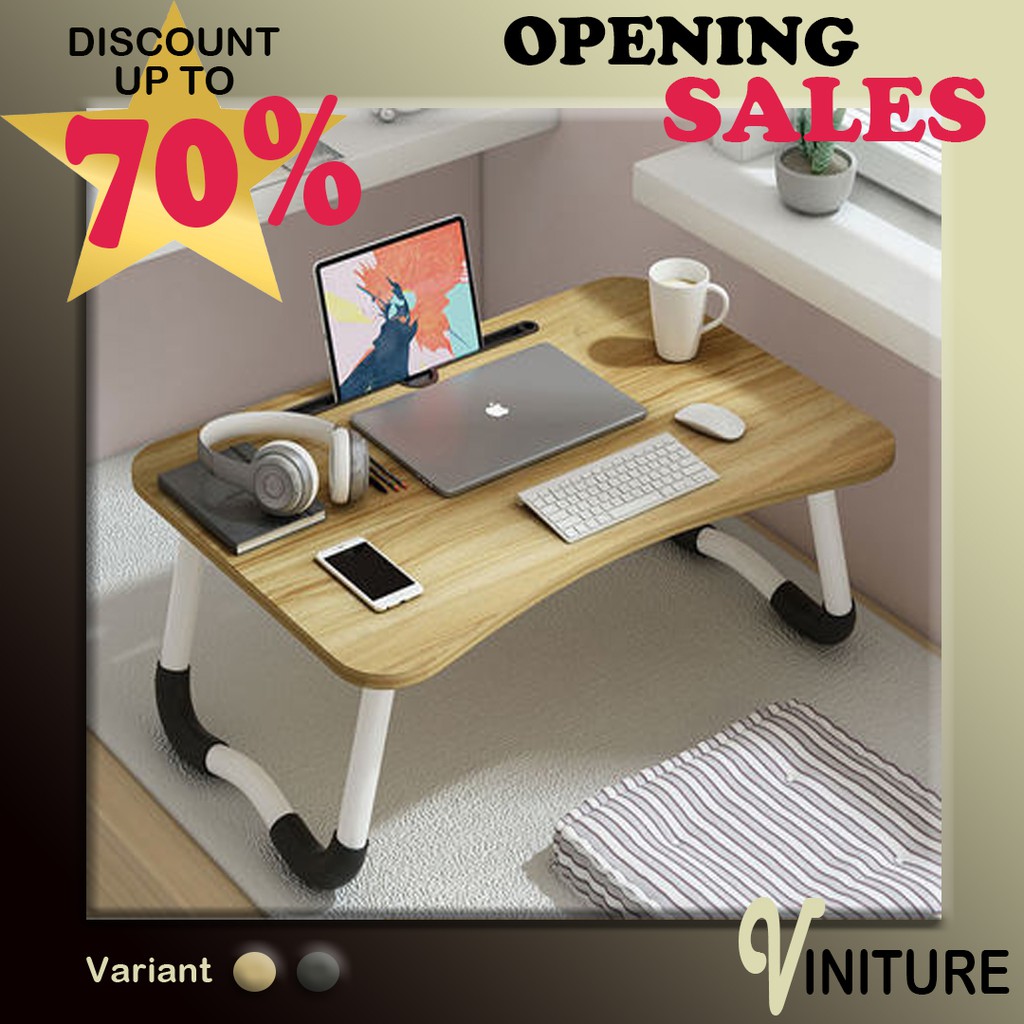 Foldable Table Dormitory Study Desks Simple Small Table Bed Desk ...