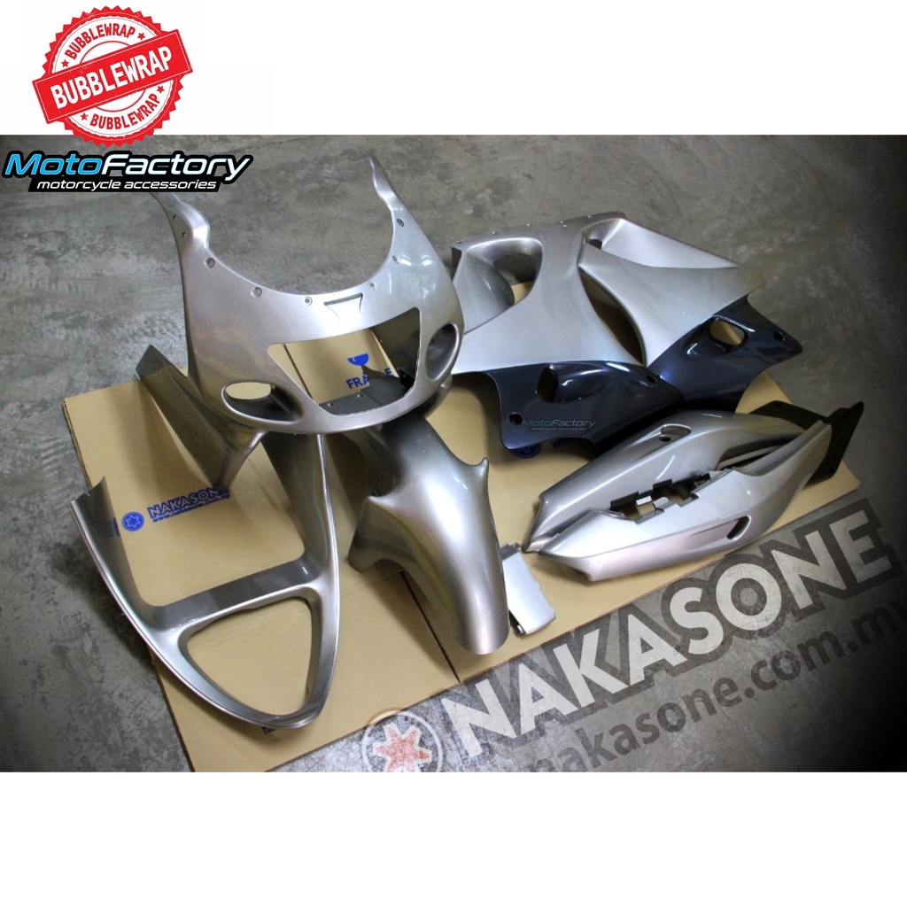 KAWASAKI NINJA150RR ZX150R RR COVER SET NEW SILVER (WITHOUT STICKER) # ...