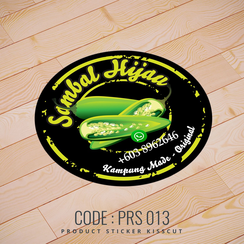 STICKER SAMBAL HITAM SAMBAL GARING SAMBAL SAMBAL IKAN BILIS SOS CILI ...
