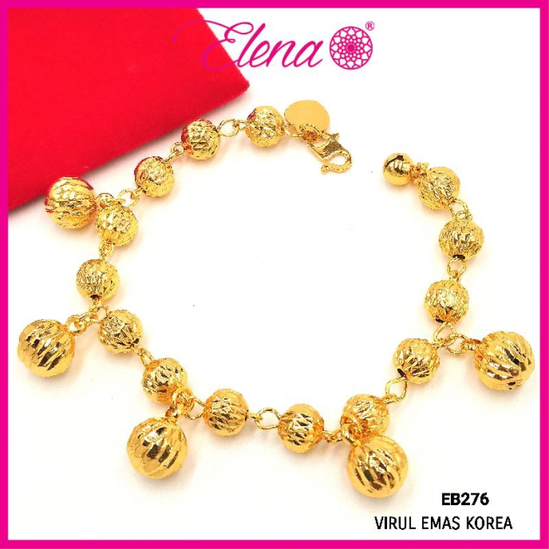 Elena Emas Korea Bracelet - Gelang Tangan Dewasa ( EB276 ) | Shopee Malaysia