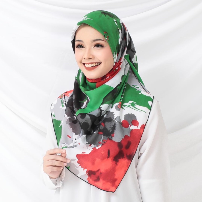 Tudung Palestine Bawal/ Shawl al FREE Palestine Bidang 45 Made in ...