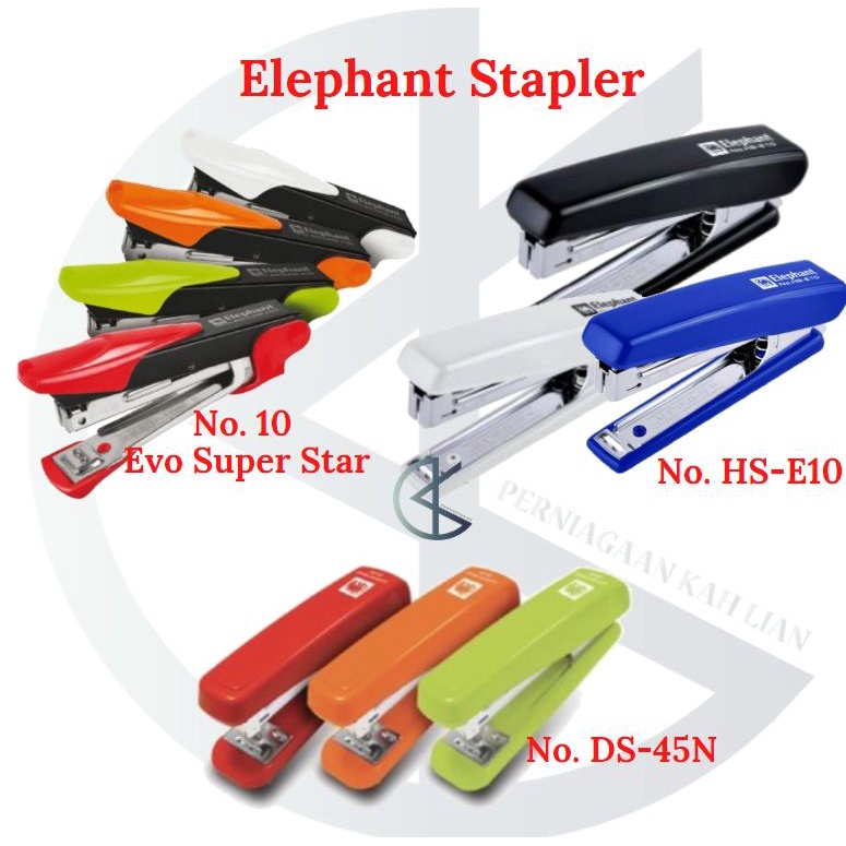 Elephant Stapler ( No. HS-E10 / No.10 Evo Super Star / No. DS-45N BASE ...