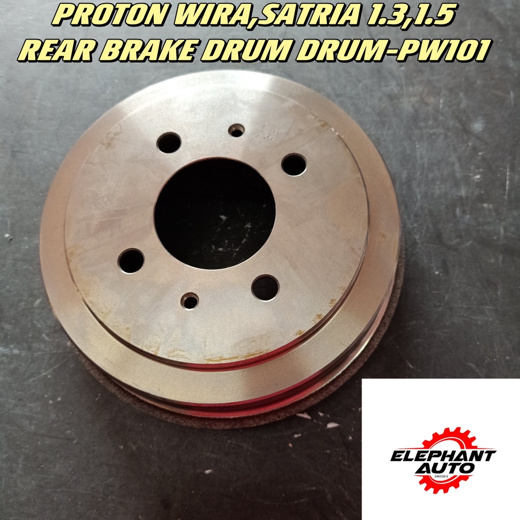 PROTON WIRA,SATRIA 1.3,1.5 REAR BRAKE DRUM DRUM-PW101 | Shopee Malaysia