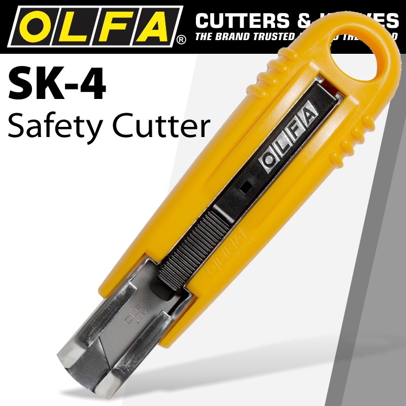 OLFA SK-4 Safety Carton Opener Self-Retracting Safety Cutter Knife | Shopee Malaysia