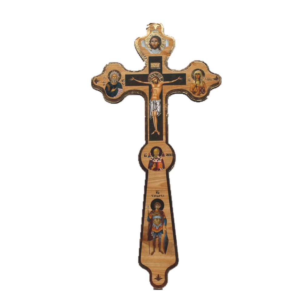 Orthodox Cross Wooden Hand Jesus INRI Church Utensils Prayer Christ ...