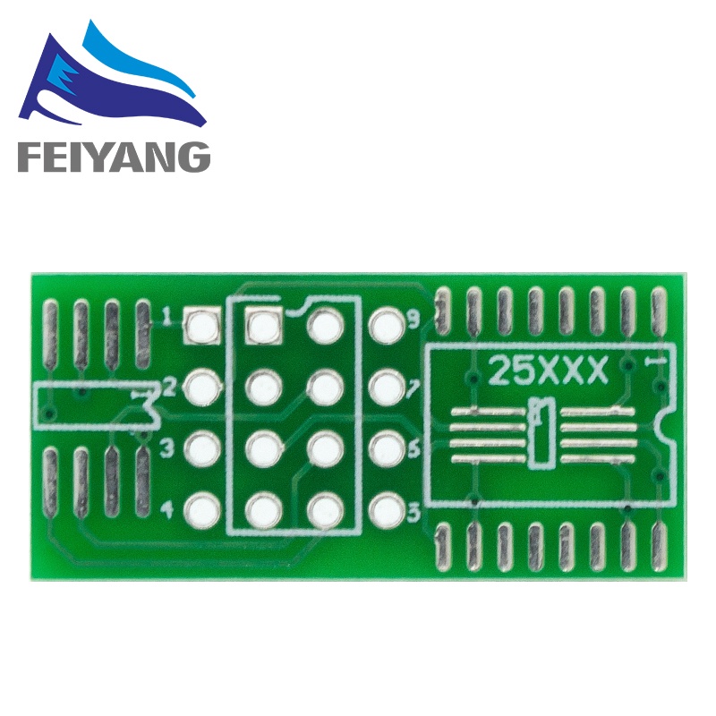 10PCS SOP8 SOP10 SOP16 SOP28 to DIP Pinboard SMD To DIP Adapter 0.65mm ...