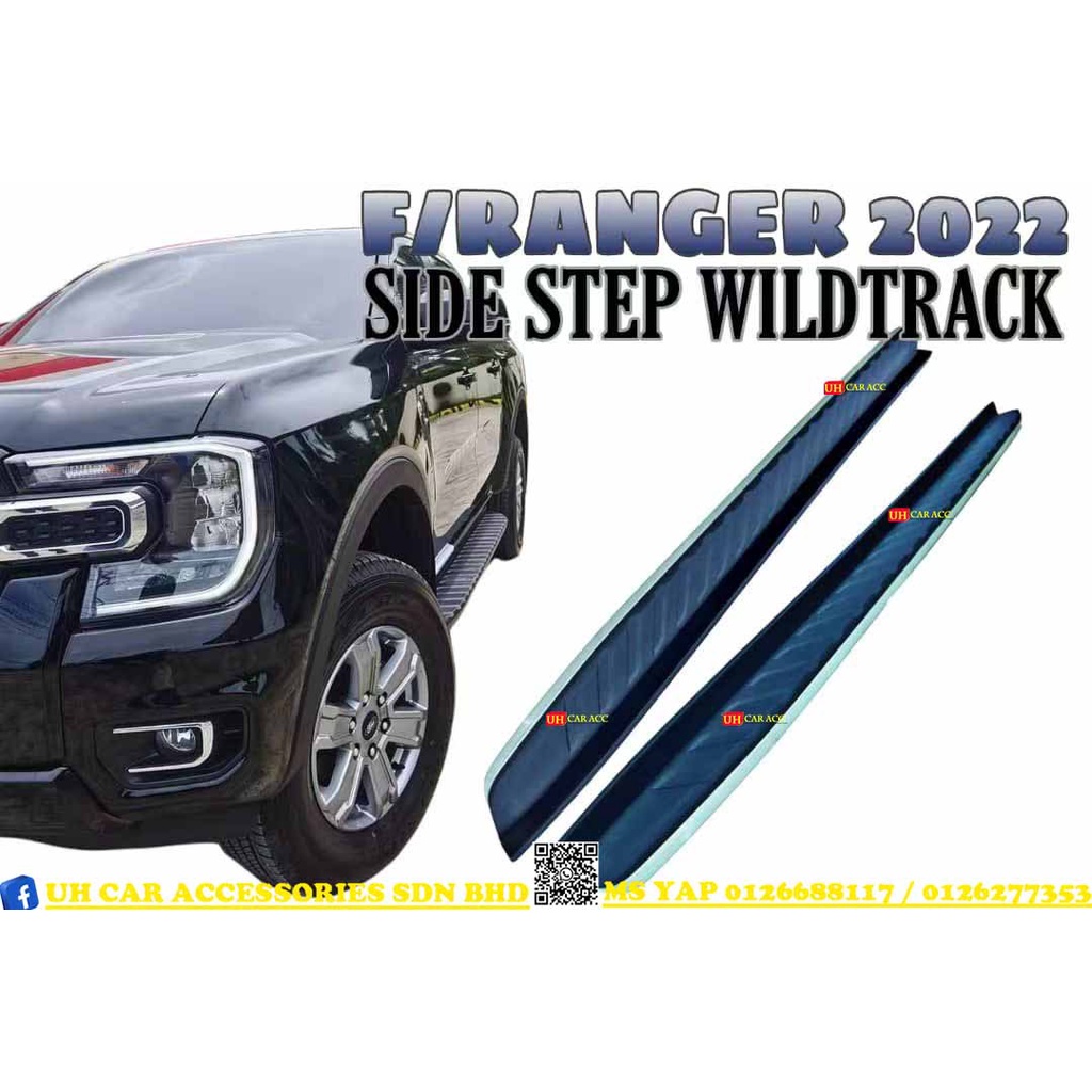 FORD RANGER T9 2022 XL XLT WILDTRAK DOOR SIDE STEP RUNNING BOARD ...