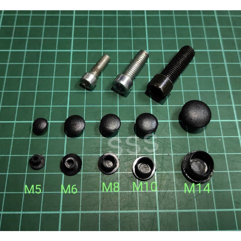 PENUTUP ALLENKEY CAP PLASTIC ELENKY 125ZR RXZ ALLEN SCREW y125z hitam ...
