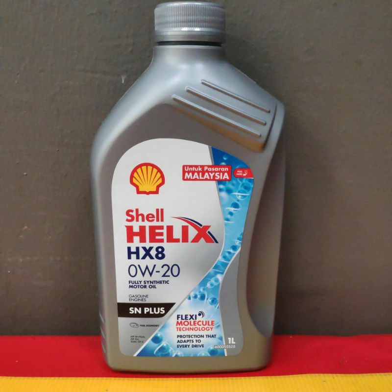 Shell Lubricant Oil Helix HX8 0W-20 (1L) - Minyak Hitam Kereta | Shopee ...