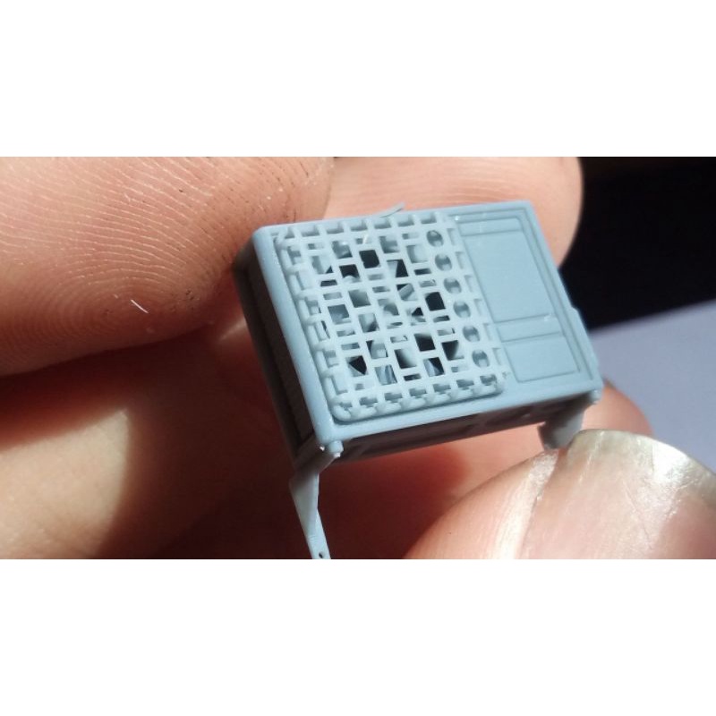 OUTDOOR MACHINE AIR CONDITIONER compressor diorama scale miniature AC ...