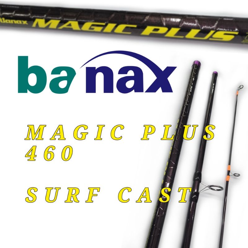 BANAX MAGIC PLUS 460 SURF CAST ROD # BATANG PANCING PANTAI RODS ...