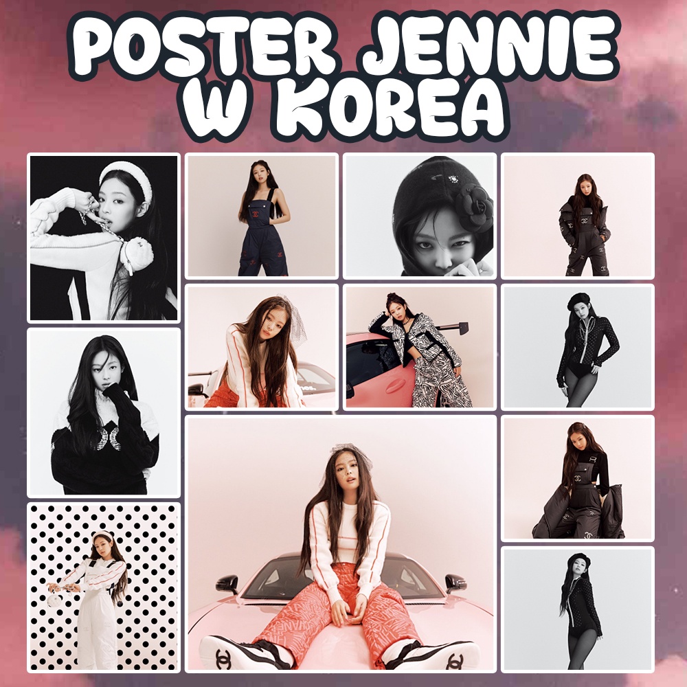 Jennie W KOREA BLACKPINK Poster | Kpop Poster A4 A5 A6 | Shopee Malaysia